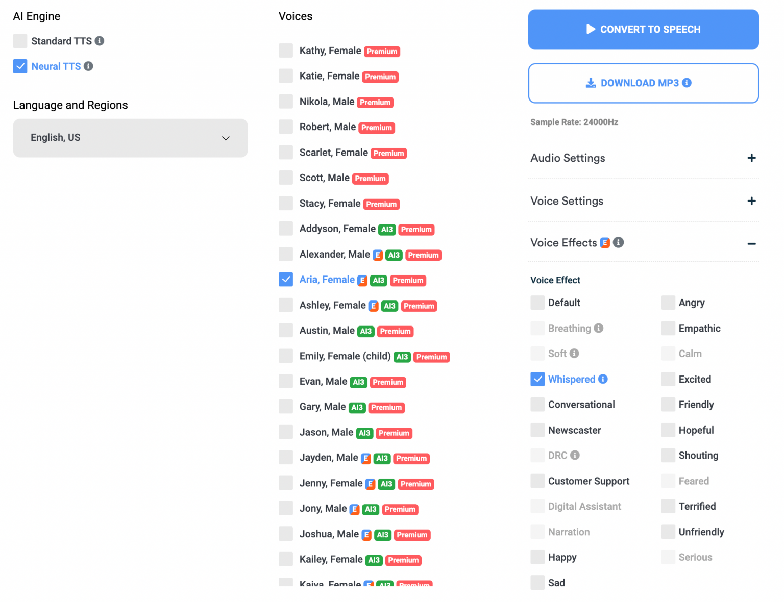 Voice-Over-Text Online Services (for Free & Commercial Use)