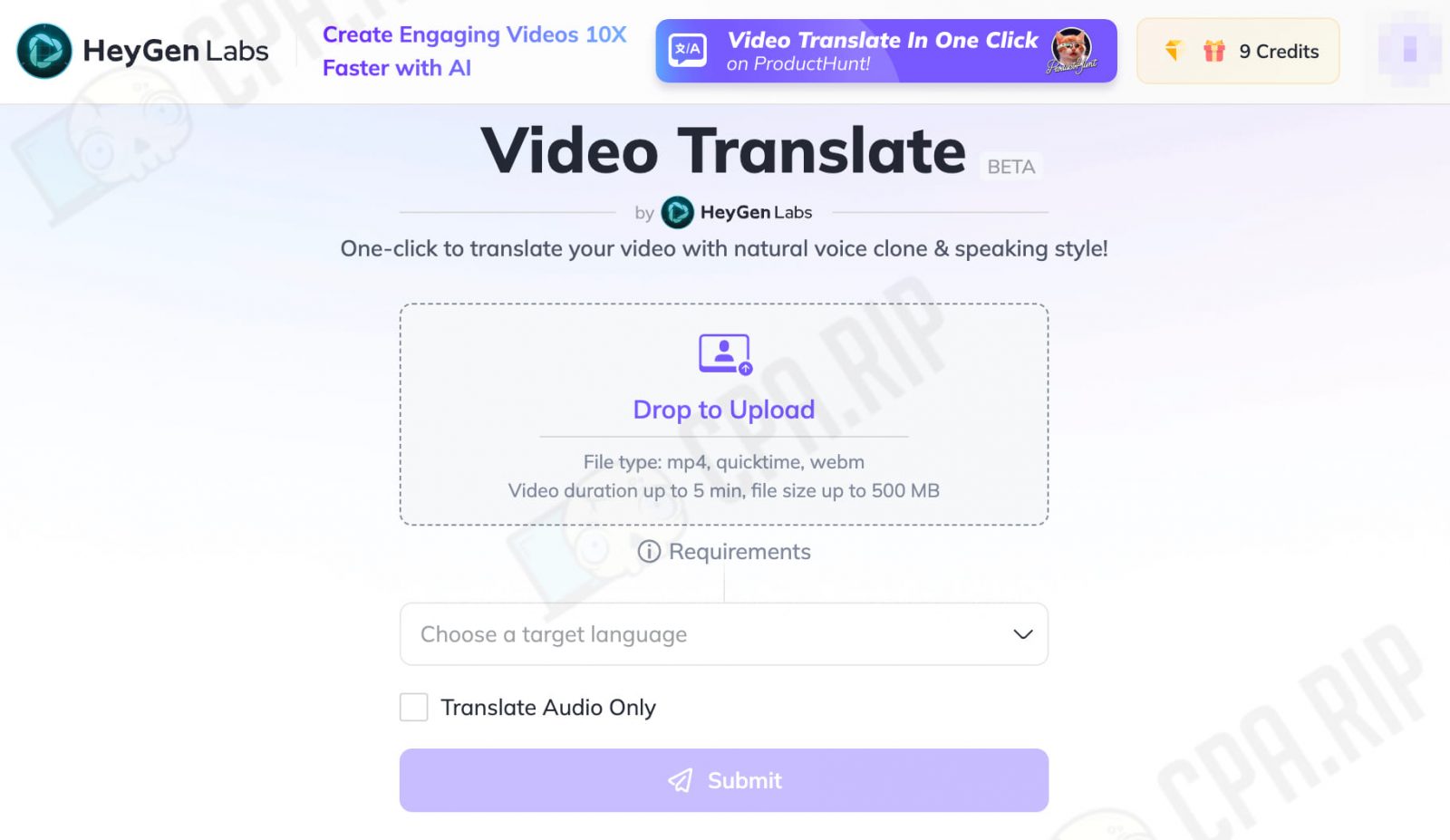 HeyGen Video Translate - перевод и озвучивание видео при помощи нейросети