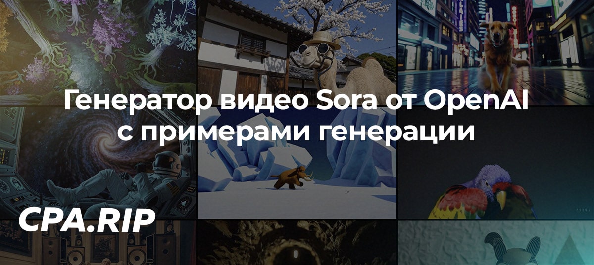 Генератор видео Sora Turbo от OpenAI - тарифы, функционал и примеры ...