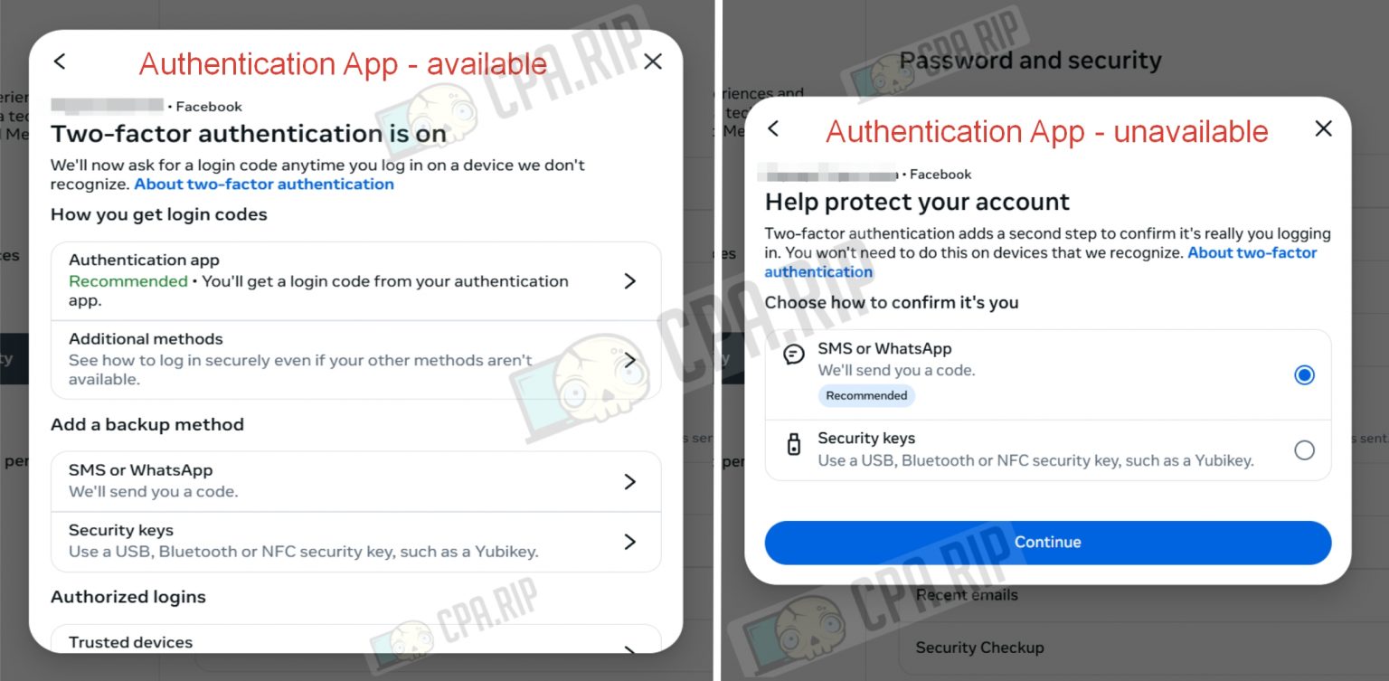 How to set up 2FA via the Authentication App on Facebook using ...