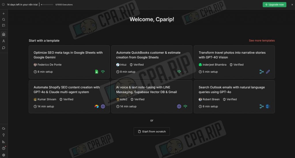 n8n installation for free: launching the automation platform locally ...
