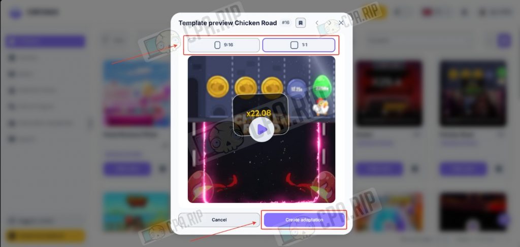 Creonix.io — review of gambling creative builder for different GEOs ...